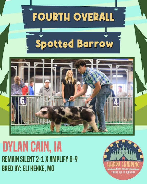 4th Overall Spot Barrow - 2023 NJSS - Crossroads Genetics