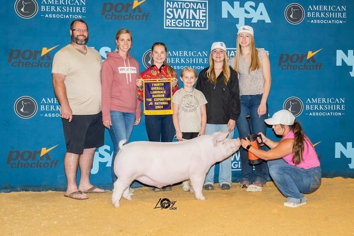 4th Overall Landrace Barrow - 2024 The Exposition - Crossroads Genetics